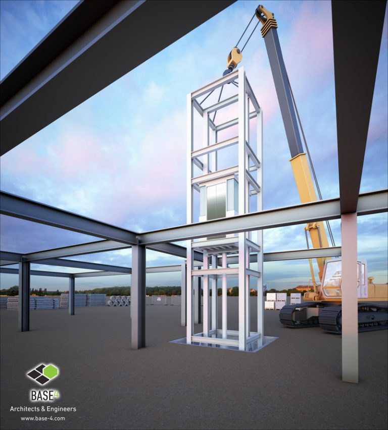 HOTEL MODULAR ELEVATORS - BASE4