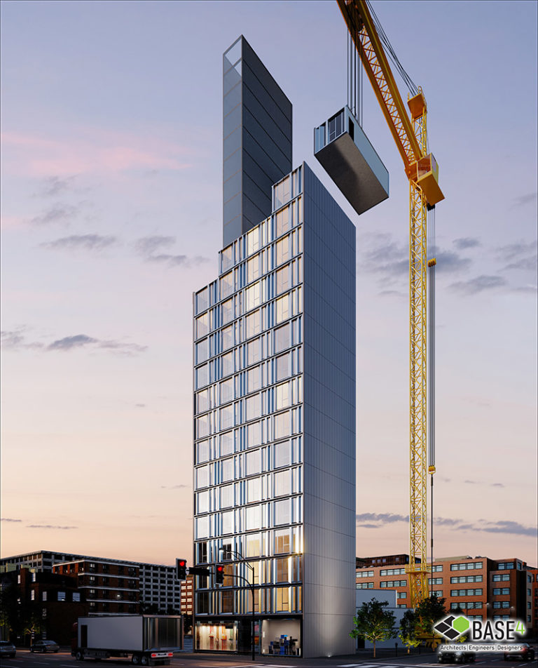 USING STEEL MODULES FOR YOUR MID- TO HIGH-RISE STRUCTURES - BASE4