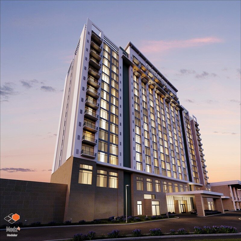 Exclusive: Designing a 17-story Modular Boutique Hotel - Base4