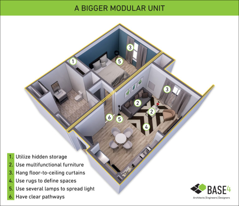 Spacious Modular Apartments - BASE4