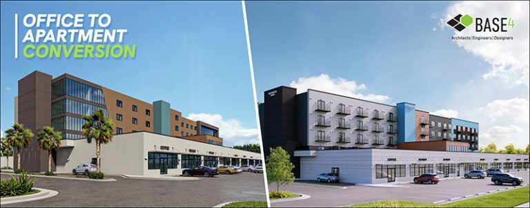 Office Conversion Projects Set to Double in 2024 | BASE4 Insights
